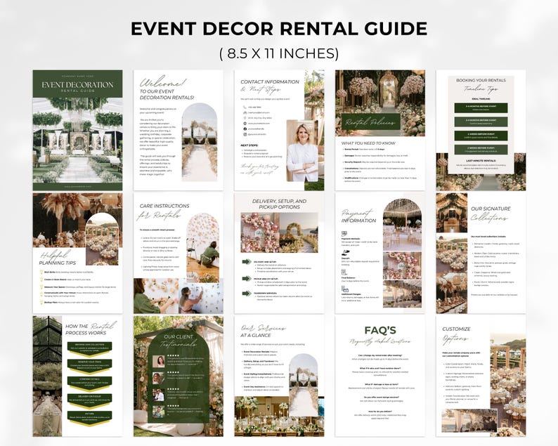 Event Props & Decorations Hire, Event Planning/styling Contract, Client ...