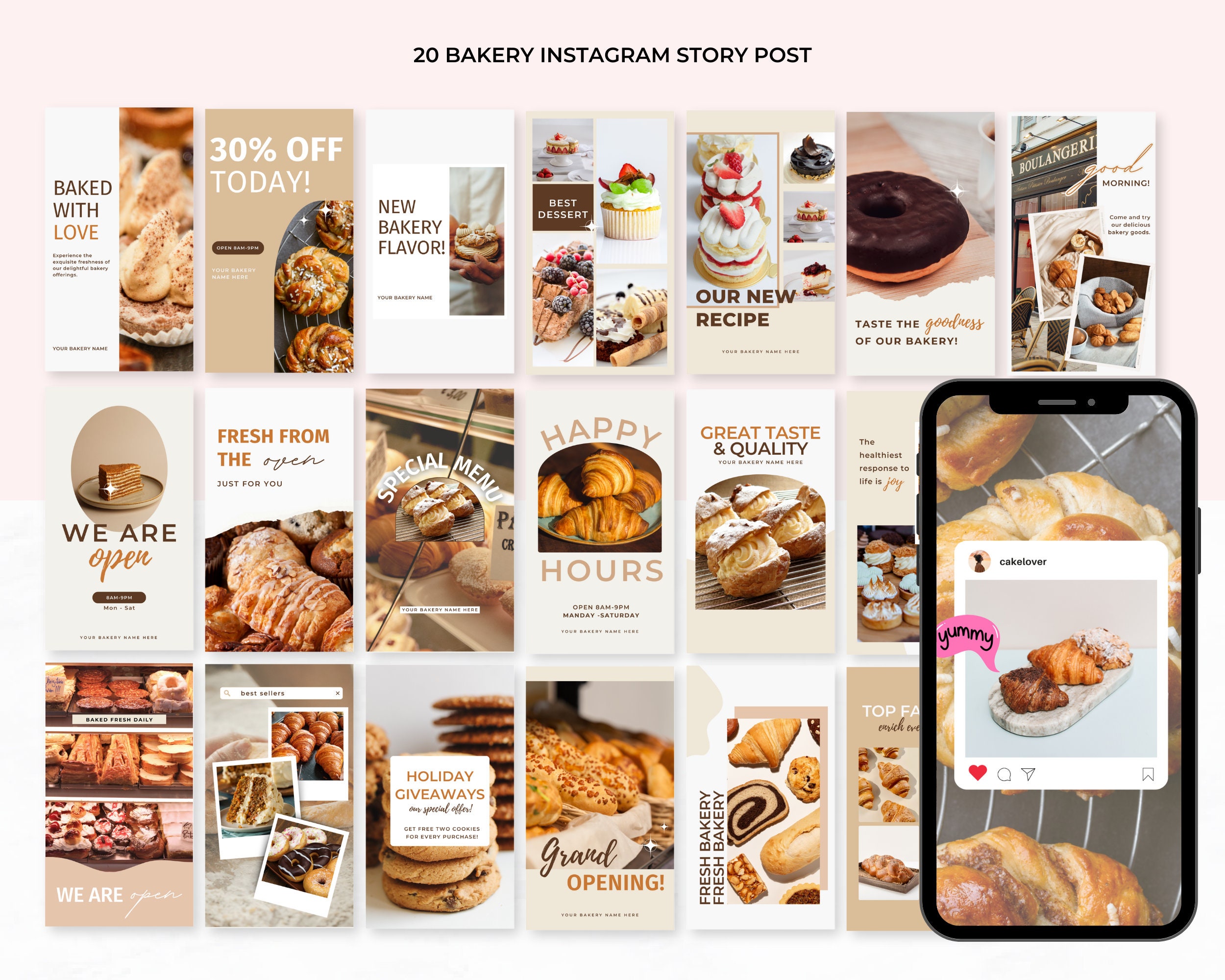 Bakery Business Starter Kit, Cake Branding Kit, Bakery Business Forms ...