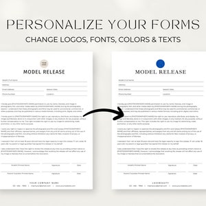 Editable Photo and Video Release Form | Photo and Video Release ...