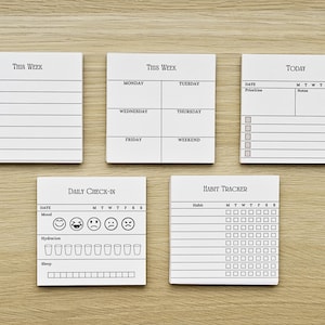 Everyday Sticky Notes Template, Printable Sticky Notes, Printable ...