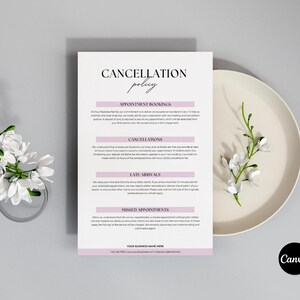 Cancellation Policy Template, Terms and Conditions Template ...