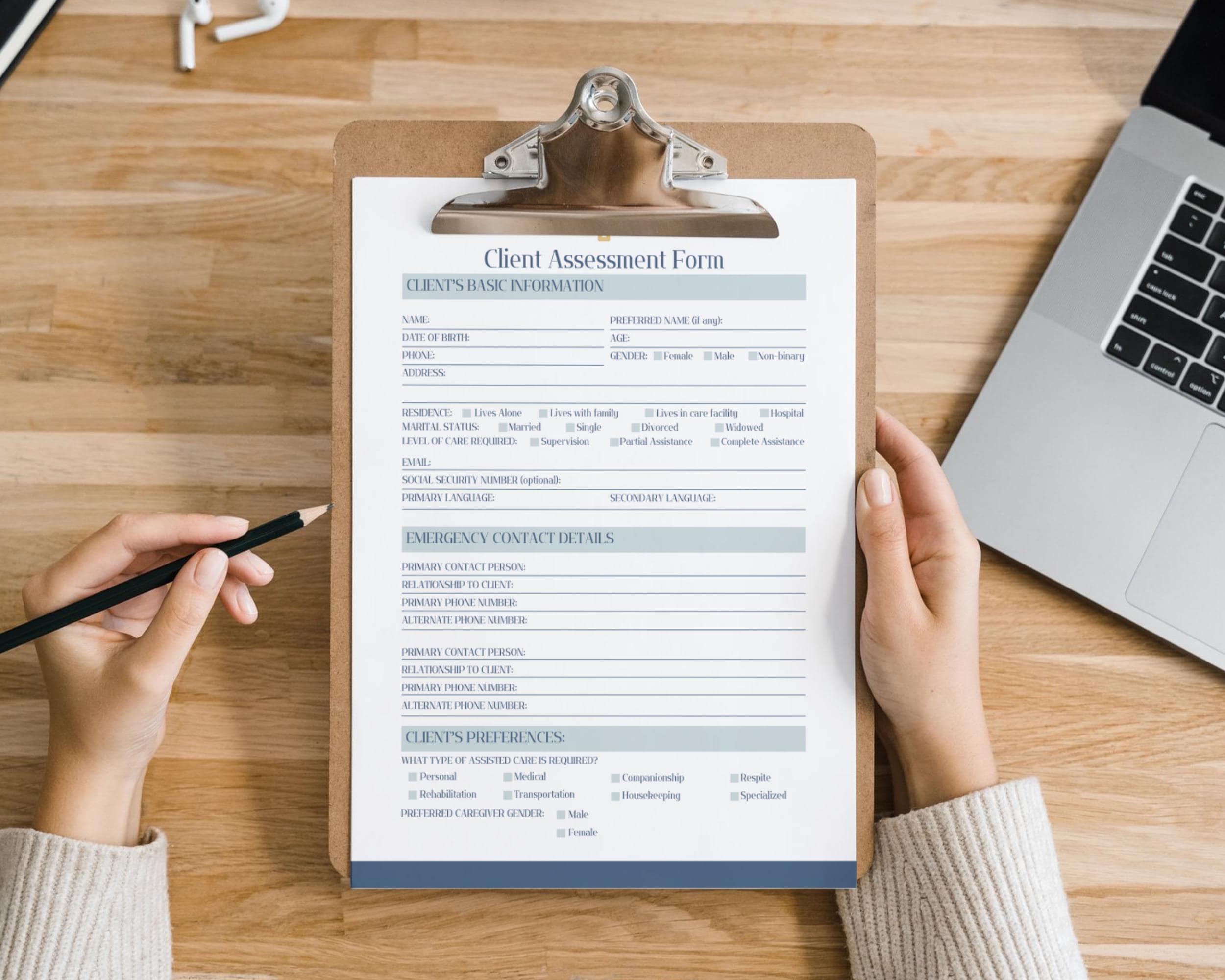 12 CANVA Home Care Business Templates Bundle, Professional Agency Forms ...