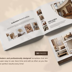 Interior Design Mood Board Canva Template, Interior Design Mood Board ...