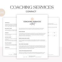 Coaching Client Welcome Packet, Client Onboarding Template, Canva ...