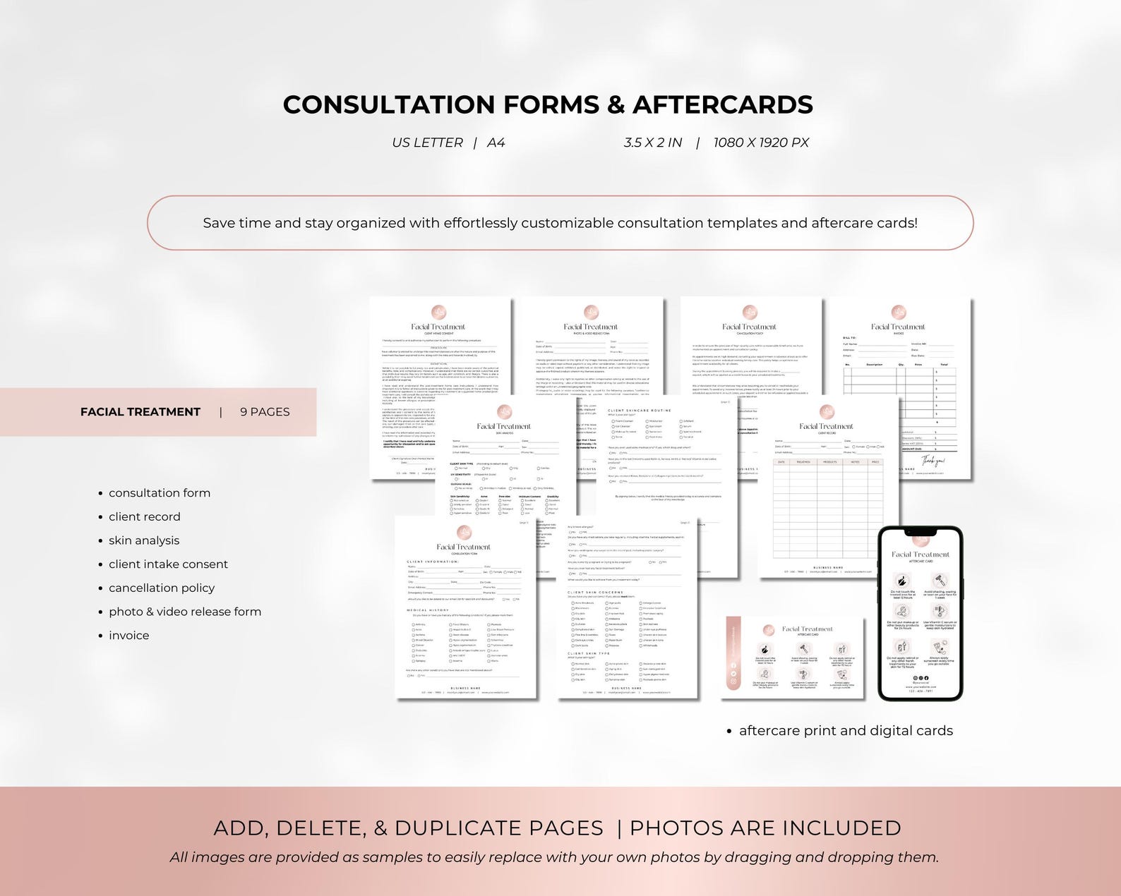200+ Beauty & Esthetician Consultation Forms, Facial Treatment Forms ...