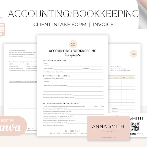 Accounting Client Onboarding Template - Etsy