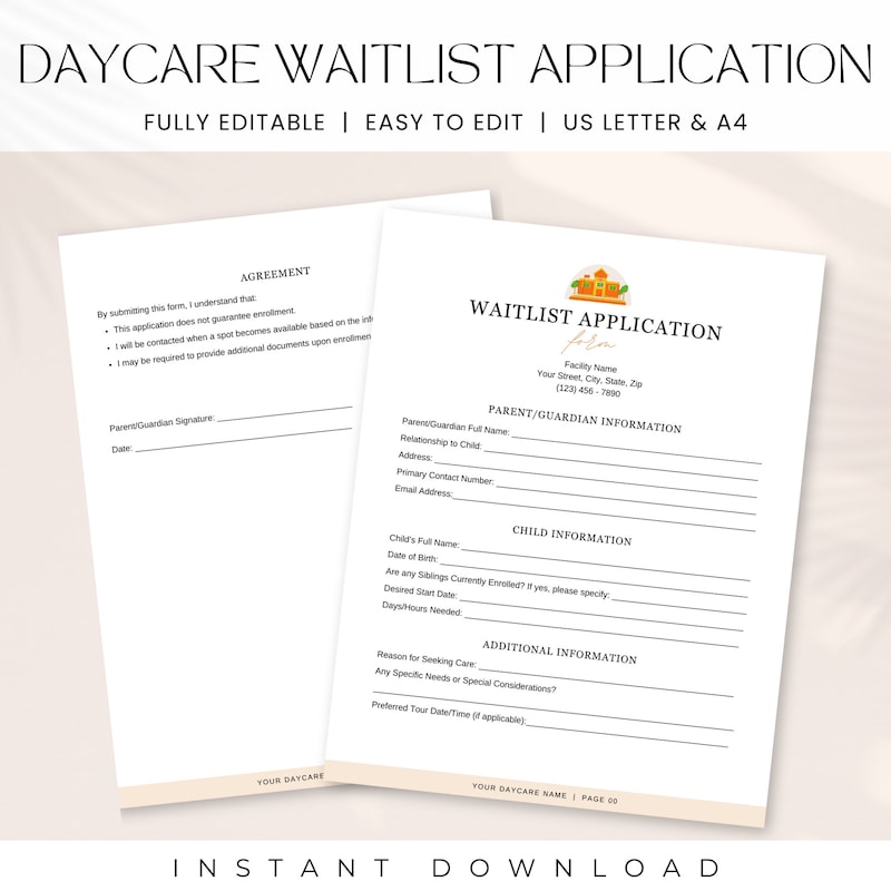 Waitlist Template - Etsy