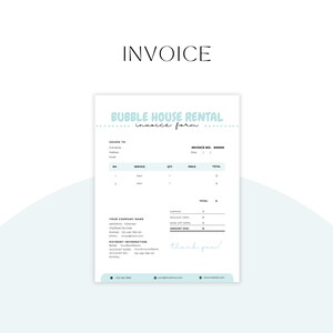 Bubble House Rental Contract, Editable Inflatable Rental Agreement ...