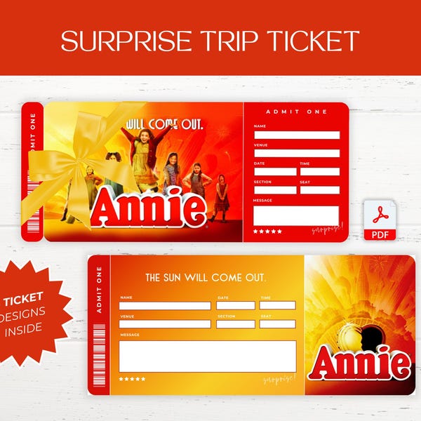 Annie Musical - Etsy