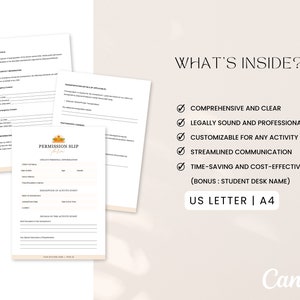 Daycare Permission Form | Childcare Printable Event Permission Slip ...