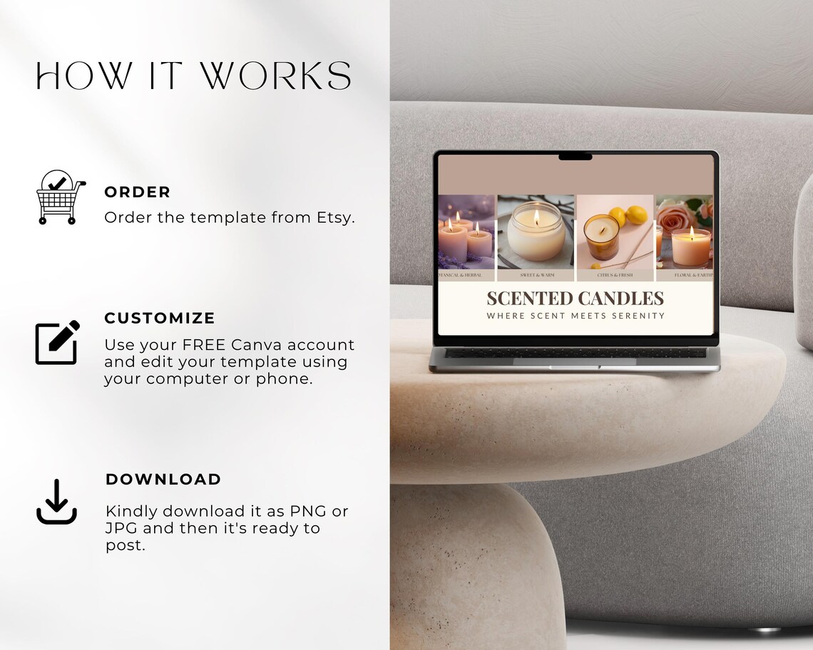 Candle Shopify Website Banner Template, Candle Business Banner Design ...