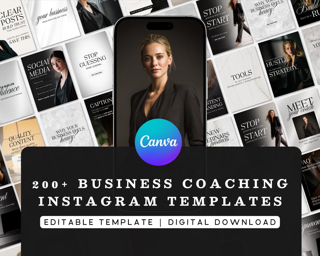 200+ Business Coaching Instagram Templates, Social Media Post Coaching ...