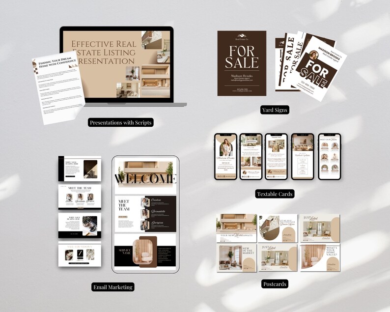 950+ Designs Real Estate Full Bundle Kit, Real Estate Templates, Seller ...