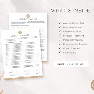 All Purpose Liability Waiver Template, General Release of Liability ...