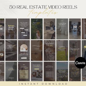 50 Instagram Reels Templates for Realtors, Faceless Business Reels ...