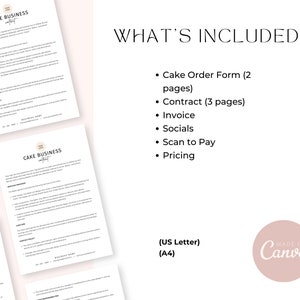 Editable Wedding Cake Contract Template, Wedding Cake Order, Catering ...