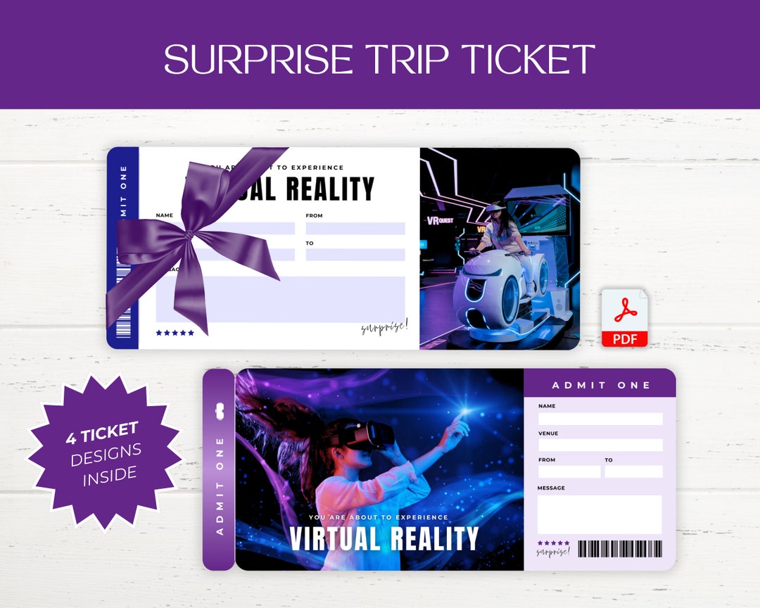 Digital Kids VIRTUAL REALITY Surprise Gift Ticket, VR Game Reveal ...