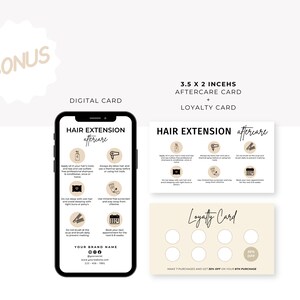 Hair Extension Forms, Hair Consultation, Hair Agreement, Hair ...