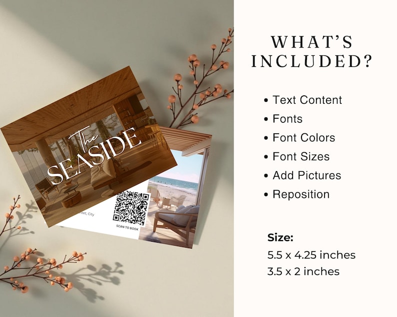 Airbnb Business Card Template, Airbnb Host Guest, Airbnb Printable ...