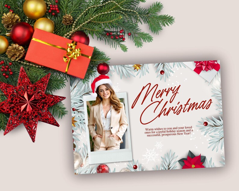 Real Estate Holiday Postcard Template, Holiday Postcard Pack, Holiday ...