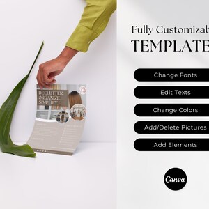 Professional Organizer Flyer Template, Organizing Template ...