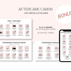 Permanent Makeup Forms, Editable PMU Consent Form Template, Printable ...