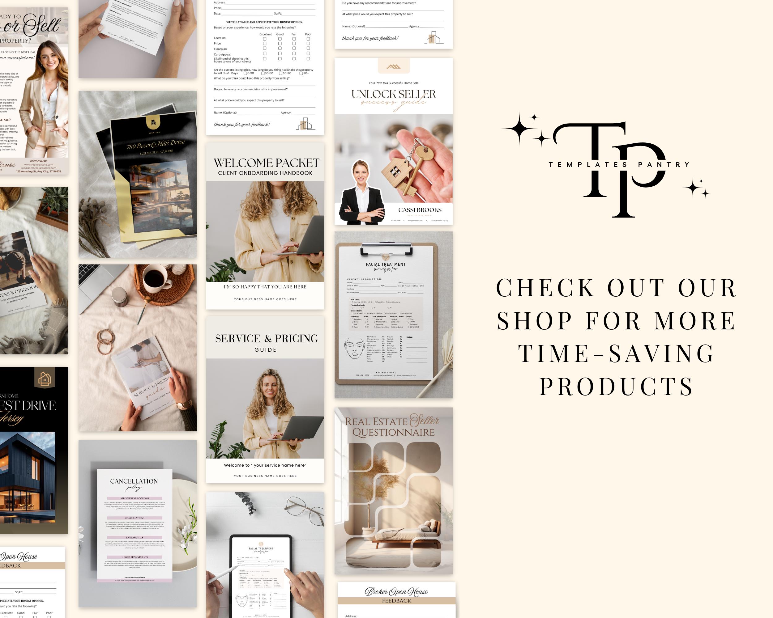 950+ Designs Real Estate Full Bundle Kit, Real Estate Templates, Seller ...