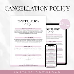 Cancellation Policy Template, Terms and Conditions Template ...