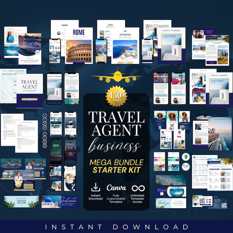 Travel Blogger Media Kit - Etsy