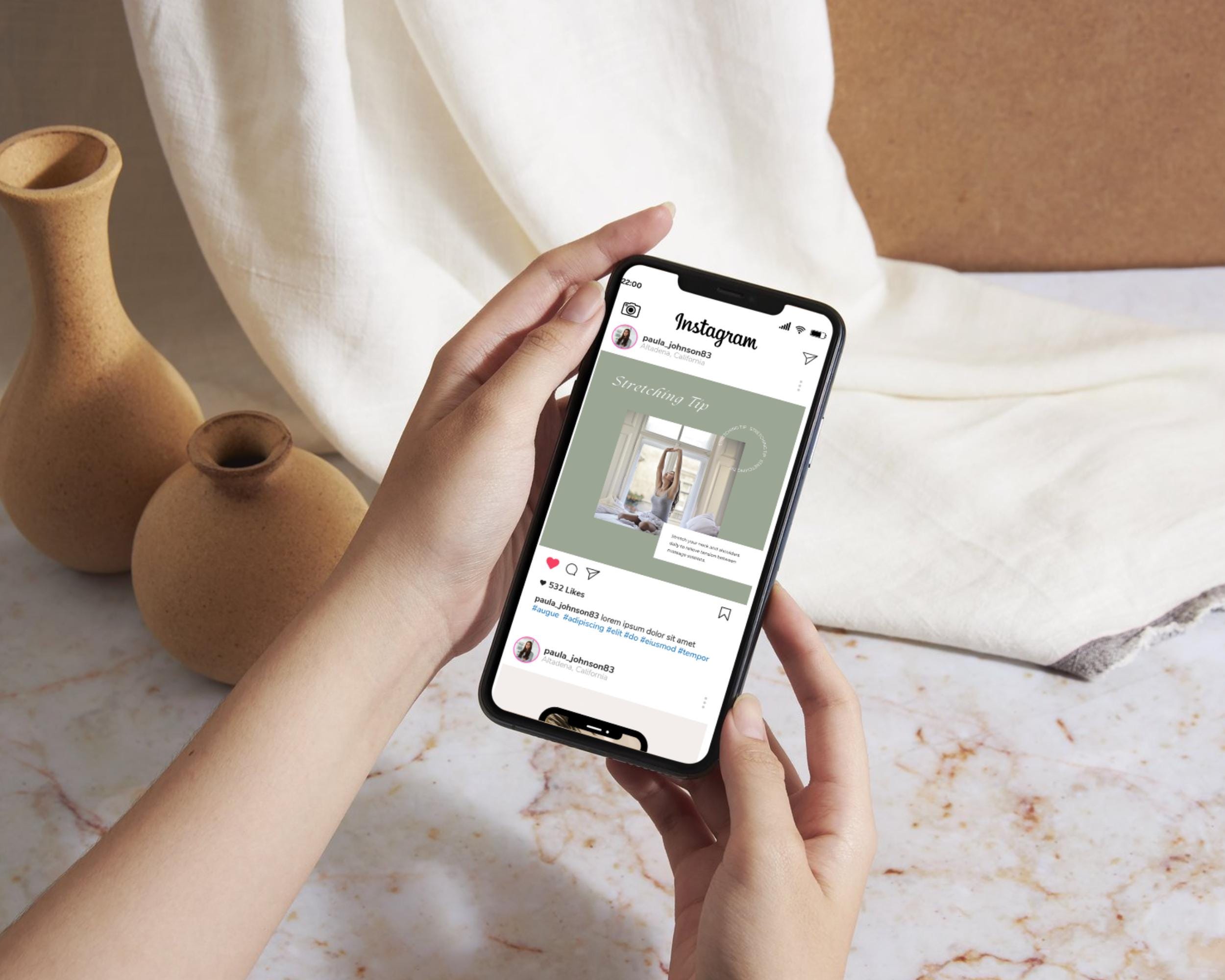 Massage Therapist Instagram Posts Template, Massage Therapist Instagram ...