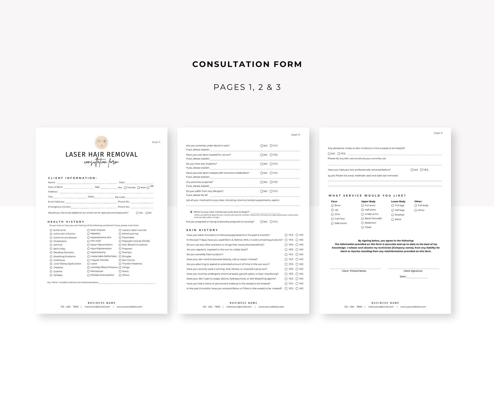 Laser Consultation, Laser Hair Reduction, Fitzpatrick Scale, Laser Hair ...