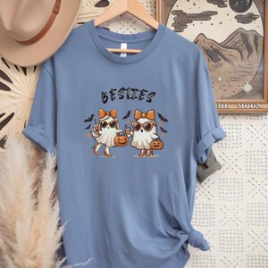 Halloween Best Friend Shirt, Ghost Besties T-shirt, Boo Bestie ...