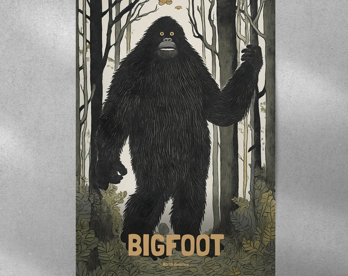 Famous Cryptids of Maine 11 X 14 Print - Etsy Canada
