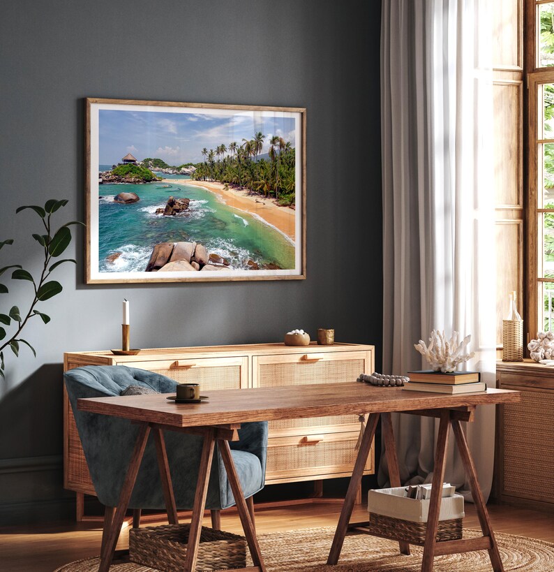 Tayrona National Park Photo Print, Tayrona Wall Art, Tropical Beach ...