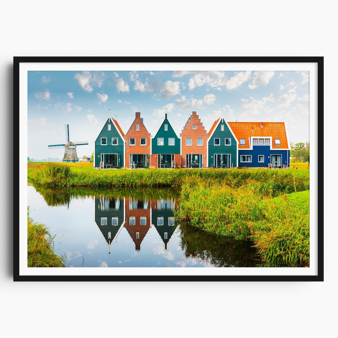 Volendam Photo Print, Volendam Harbor Art, Volendam Wall Art ...