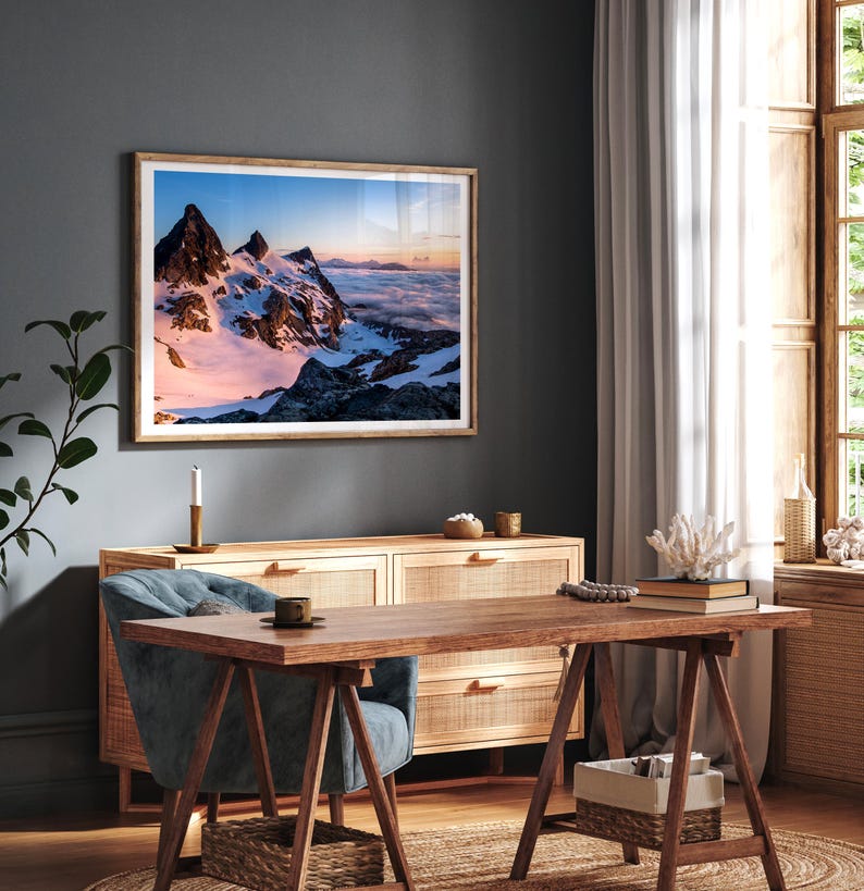 North Cascades National Park Photo Print, Cascade Wall Art, Glacier ...