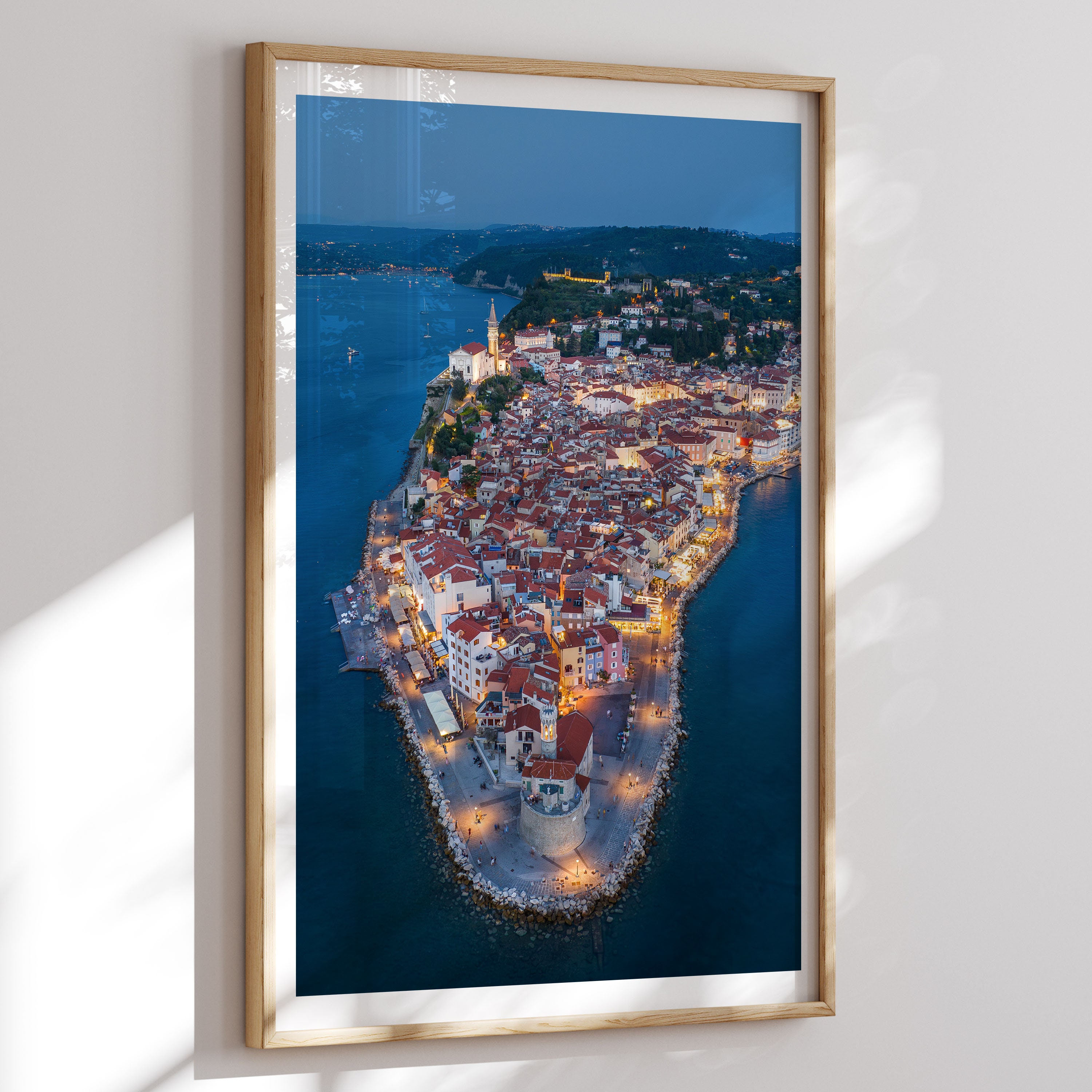 Piran Travel Print No 2, Piran Wall Art, Piran Poster, Slovenia ...