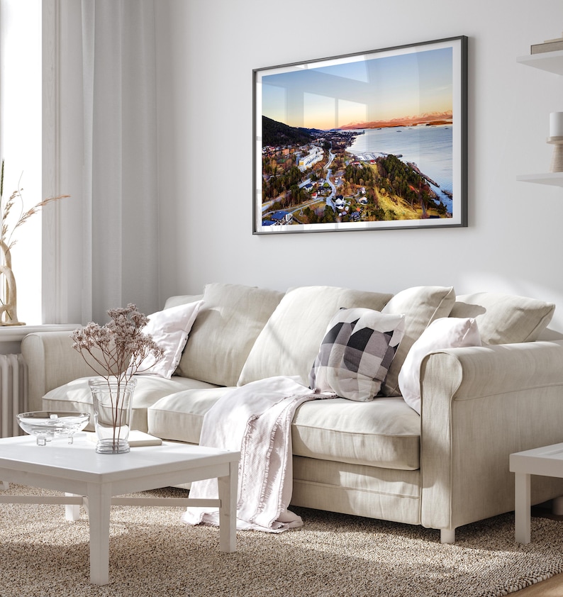 Molde Norway Photo Print, Molde Wall Art, Fjord City Aerial Poster - Etsy
