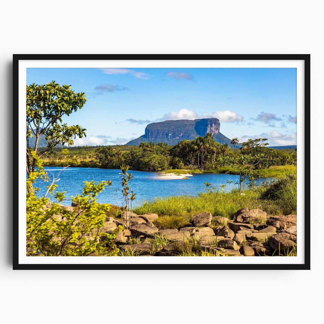 Canaima National Park Photo Print, Canaima Wall Art, Canyon Mountains ...