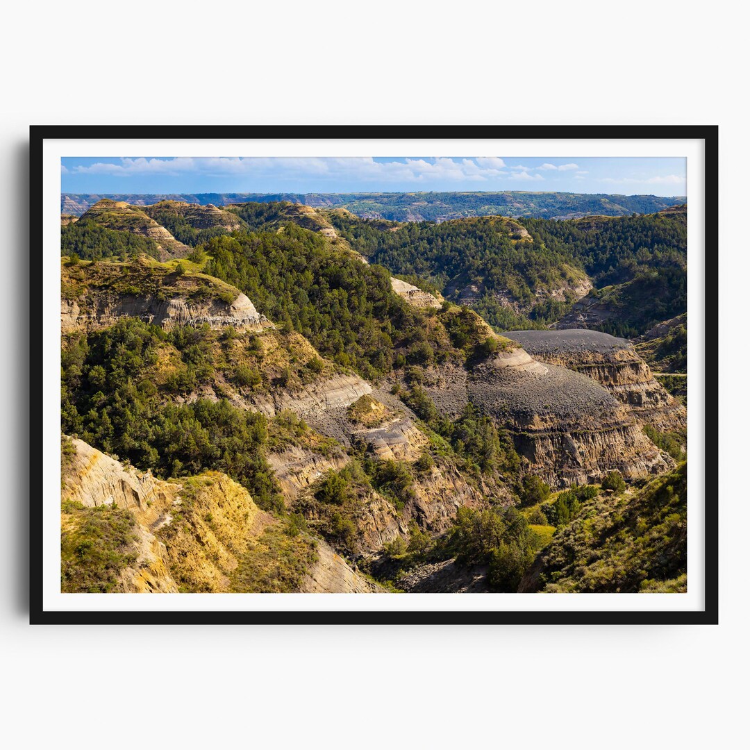 Theodore Roosevelt National Park Photo Print, Caprock Trail Wall Art ...