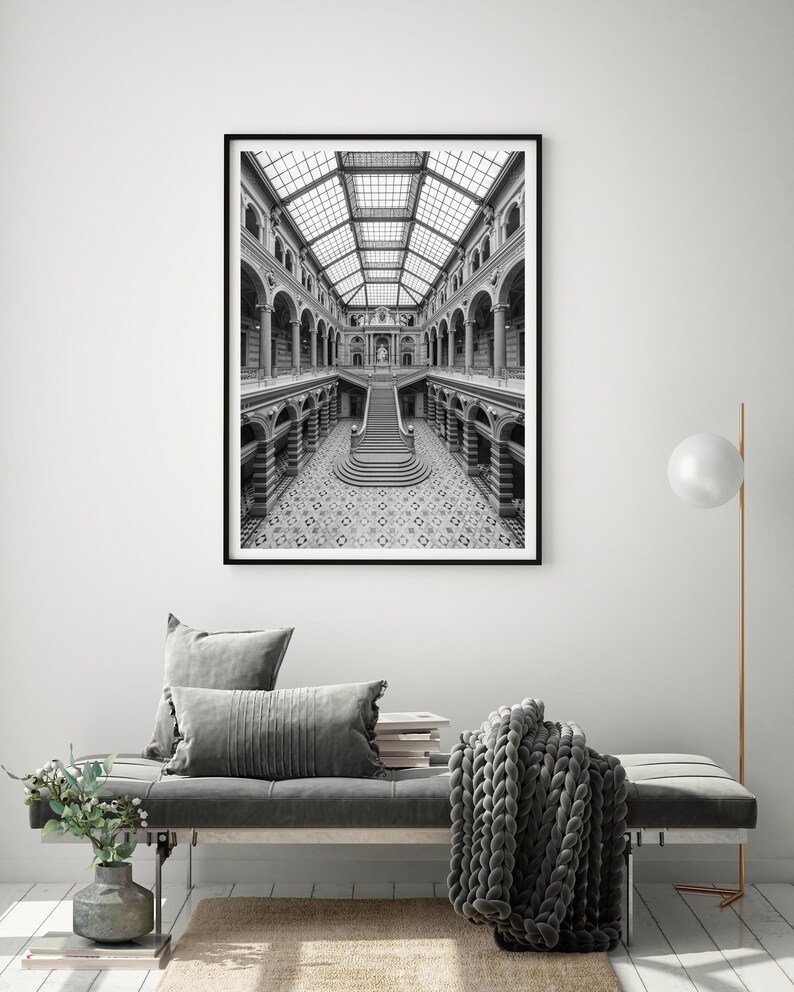 Vienna Justizpalast Interior Fine Art Photography Print, Symmetry ...