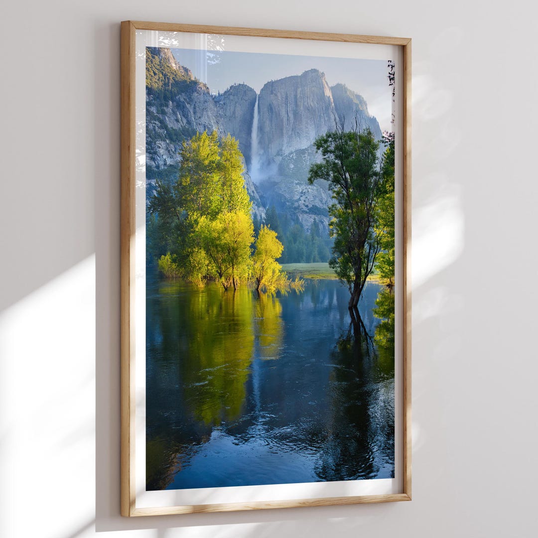 Yosemite Valley Merced River Fine Art Photography Print, Reflective ...