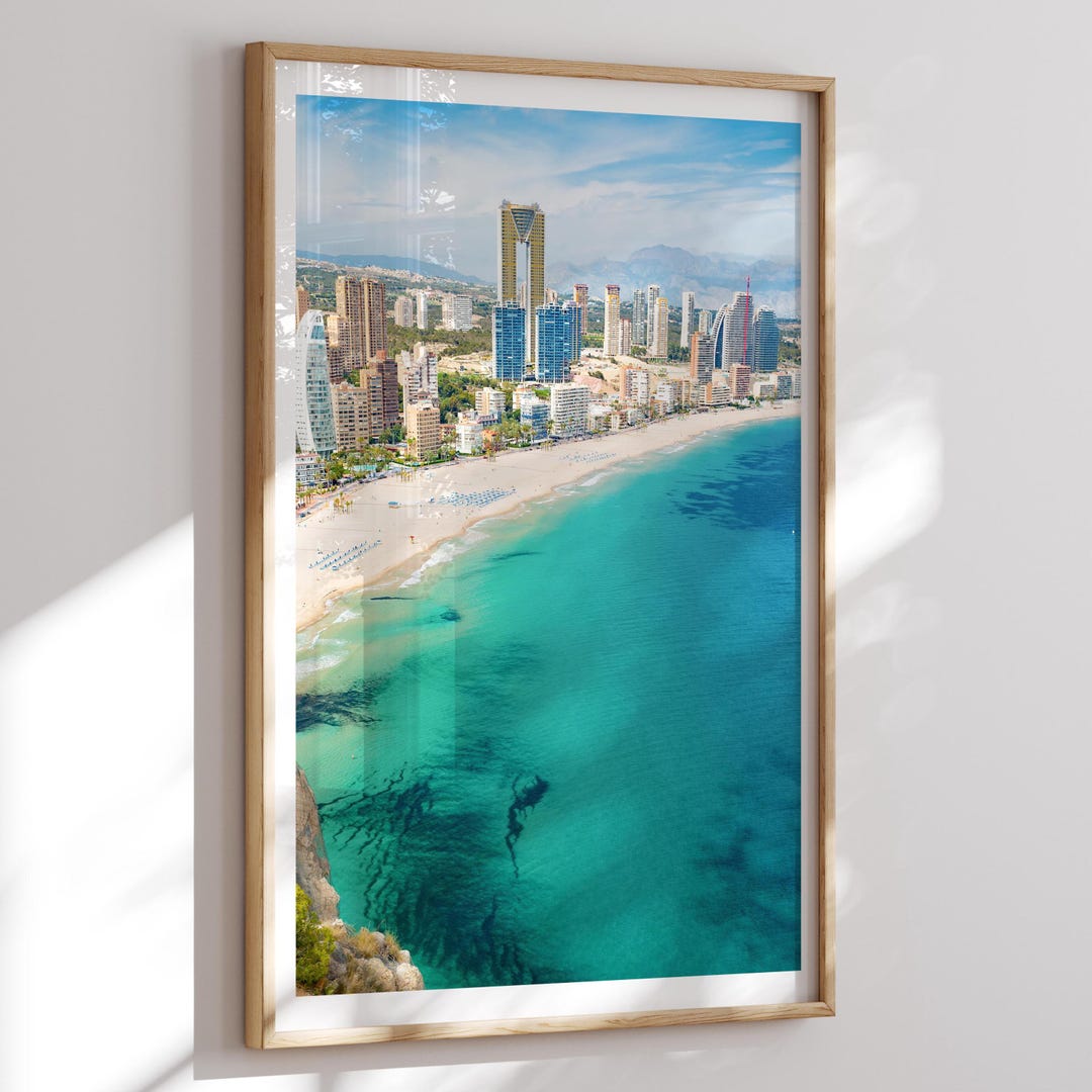 Benidorm Fine Art Photography Print, Beach Cityscape Wall Art, Costa ...