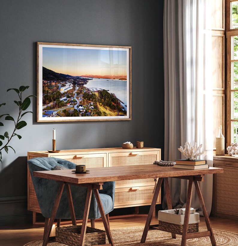 Molde Norway Photo Print, Molde Wall Art, Fjord City Aerial Poster - Etsy