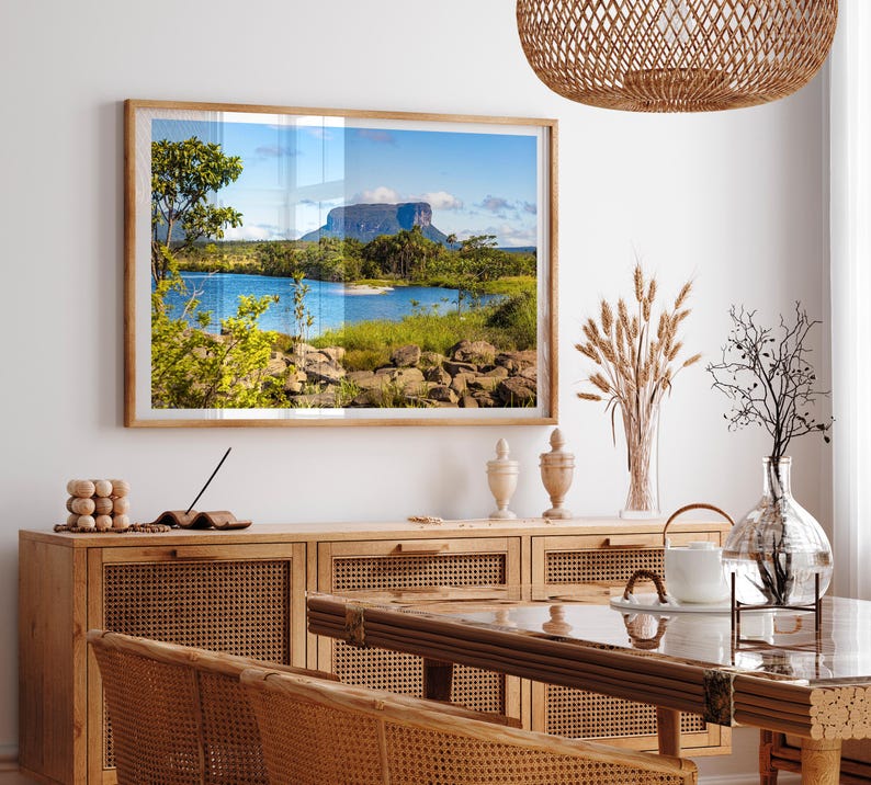 Canaima National Park Photo Print, Canaima Wall Art, Canyon Mountains ...