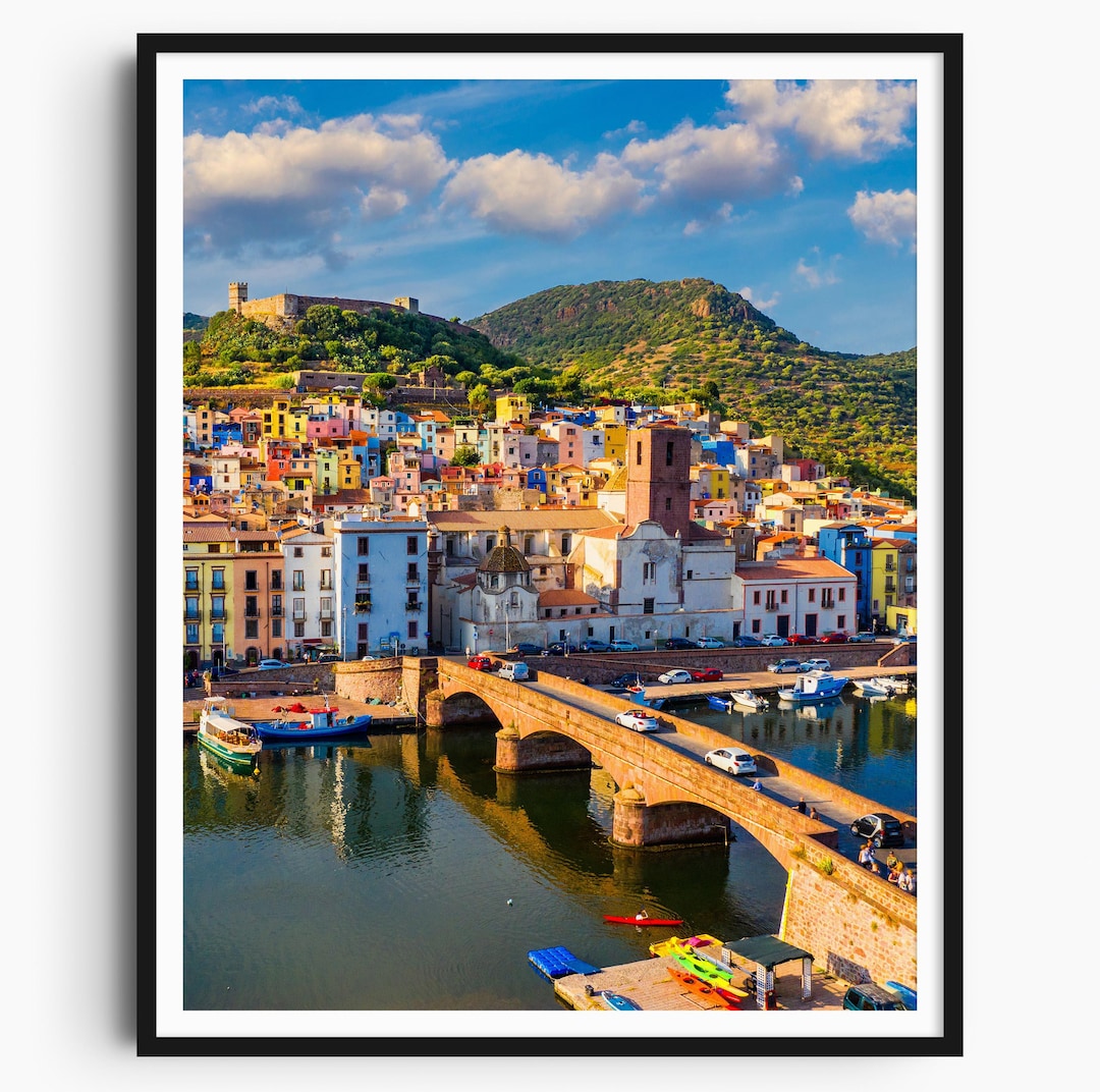 Bosa Photo Print, Bosa Sardinia Art, Bosa Wall Art, Bosa Poster ...
