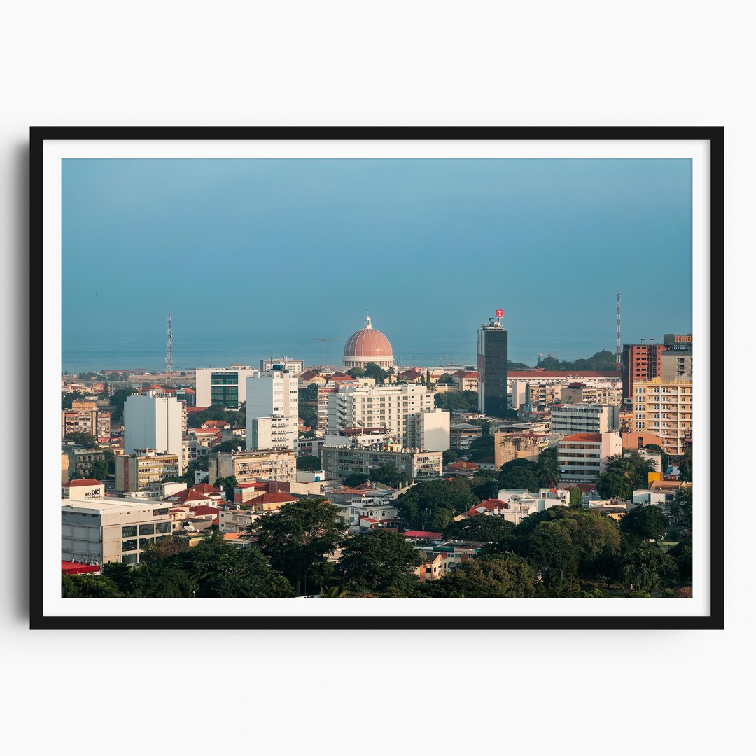 Luanda Photo Print, Luanda Cityscape Art, Angola Wall Art, City Poster ...