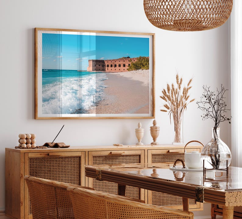 Dry Tortugas National Park Photo Print, Fort Jefferson Wall Art, Ocean ...