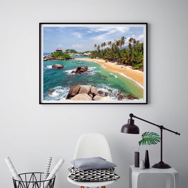 Tayrona National Park Photo Print, Tayrona Wall Art, Tropical Beach ...
