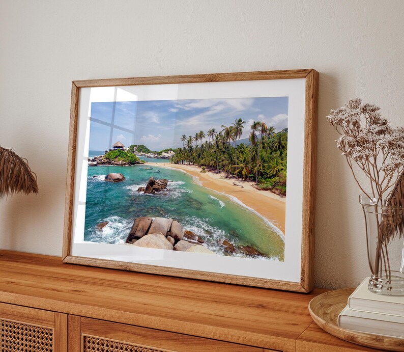 Tayrona National Park Photo Print, Tayrona Wall Art, Tropical Beach ...
